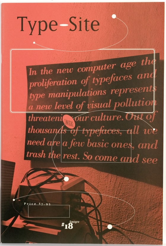 Emigre 18: Type-Site | Denver Art Museum