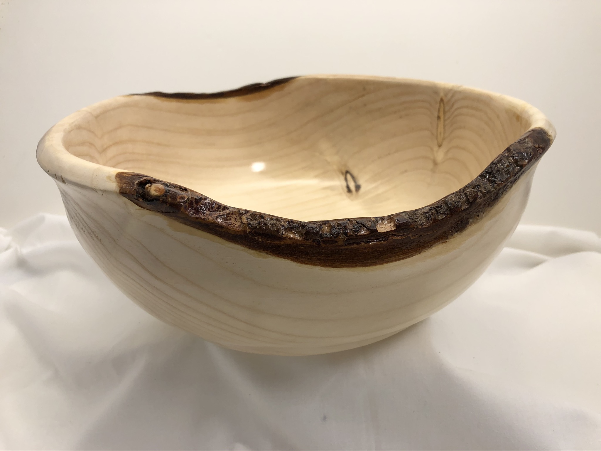 Natural Edge Pine Bowl - Daniels Studios