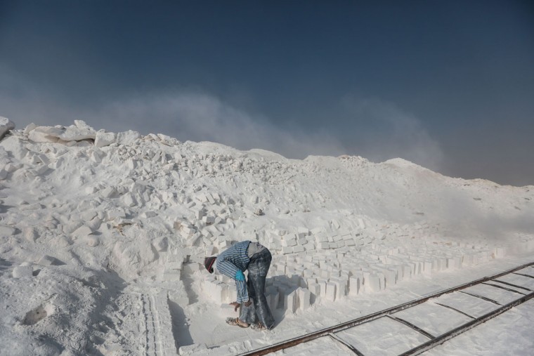 Egypt’s limestone quarry workers