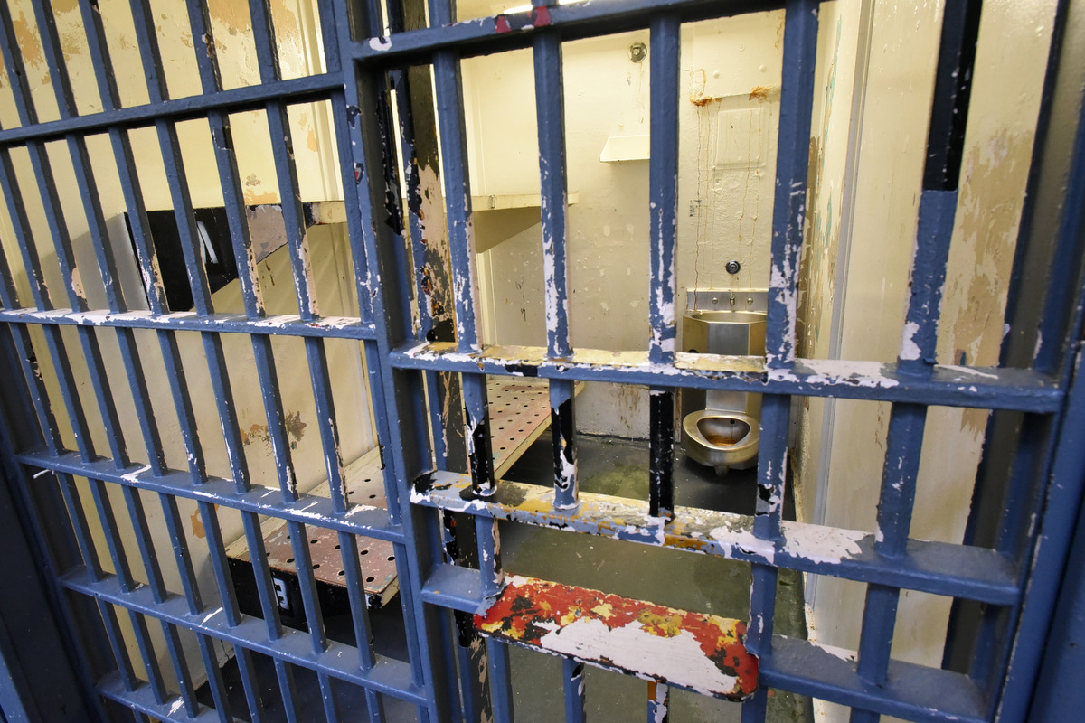 Inside the closed Baltimore City Detention Center