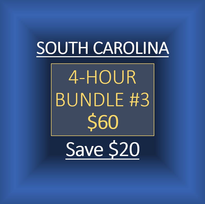SOUTH CAROLINA: 4-HOUR BUNDLE #3 FOR $75 | DC Hours