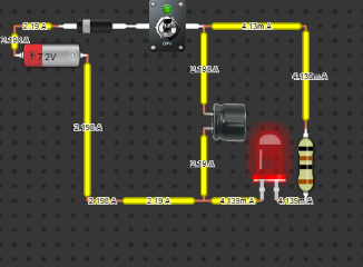 A Charged Capacitor to Light an LED | DCACLab