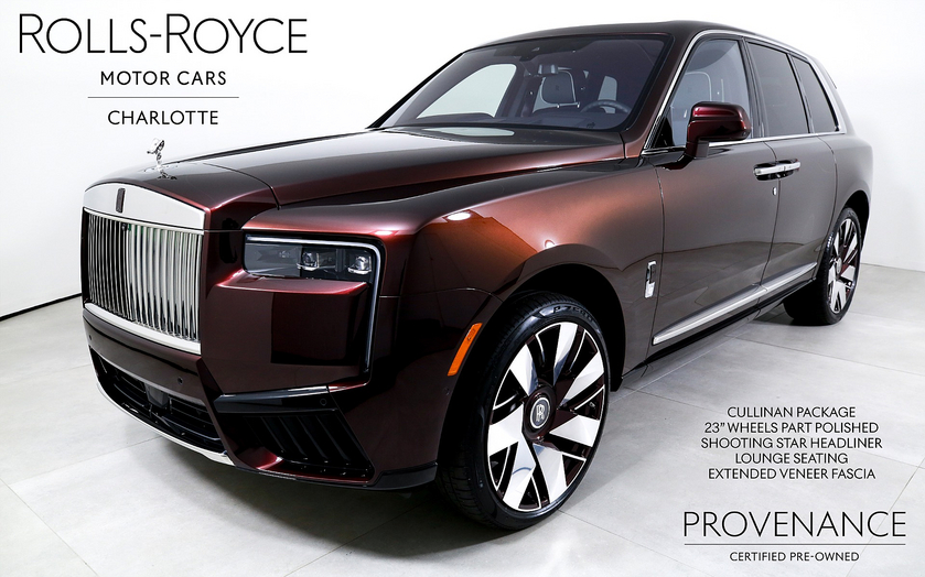 2025 Rolls-Royce Cullinan For Sale in Charlotte, NC | Exotic Car List