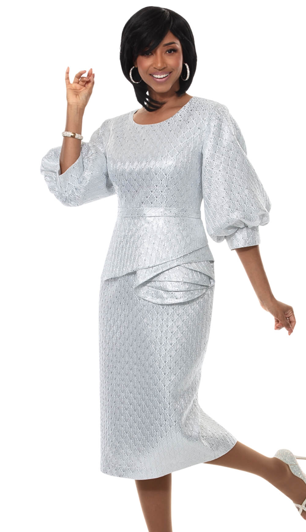Lisa Rene women's church suits with matching hats