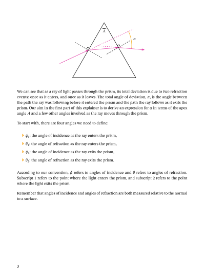 Lesson: Deviation due to a Prism | Nagwa