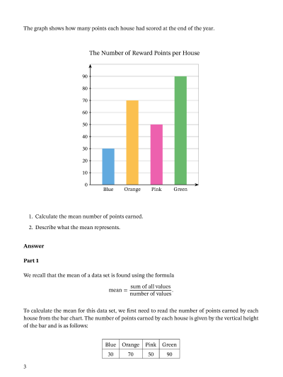 Lesson: The Mean of a Data Set | Nagwa