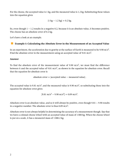 Lesson: Measurement Error | Nagwa