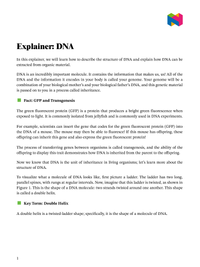 Lesson: DNA | Nagwa