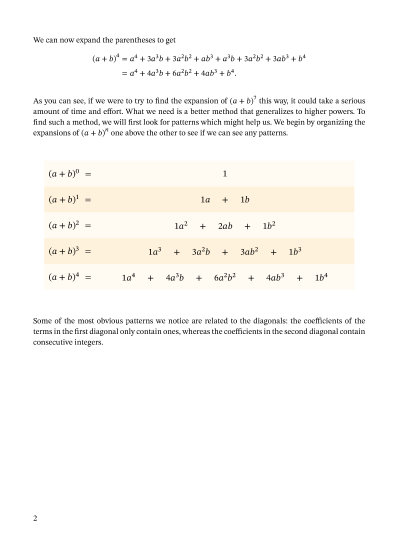 Lesson: Pascal’s Triangle and the Binomial Theorem | Nagwa