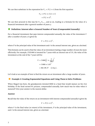 Lesson: Compound Interest | Nagwa
