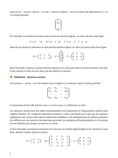 Leçon: Types de matrices | Nagwa