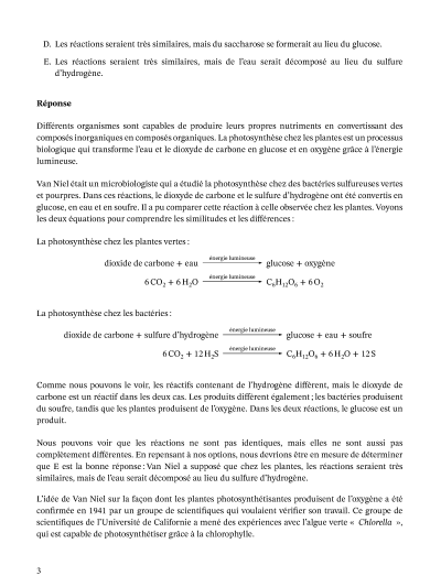 Leçon: Expériences de photosynthèse | Nagwa