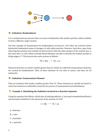 Lesson: Nuclear Reactions | Nagwa