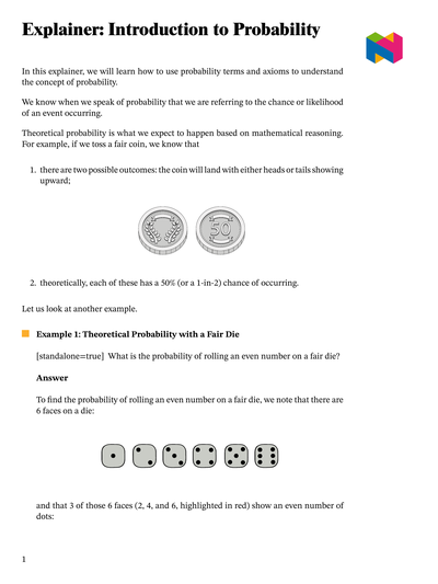 Lesson: Introduction to Probability | Nagwa