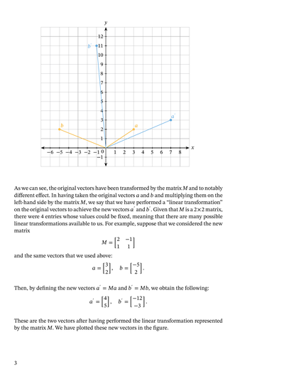 Lesson: Matrix of Linear Transformation | Nagwa