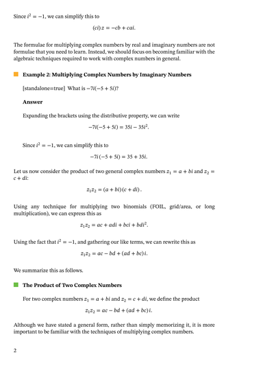 Lesson: Multiplying Complex Numbers | Nagwa