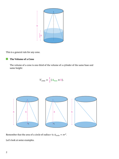 Lesson: Volumes of Cones | Nagwa