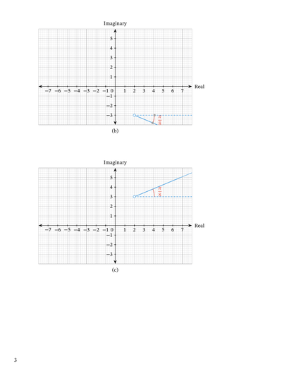Lesson: Loci in the Complex Plane Using the Argument | Nagwa