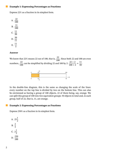 Lesson: Percents to Fractions | Nagwa