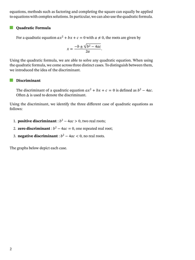 Lesson: Solving Quadratic Equation with Complex Roots | Nagwa