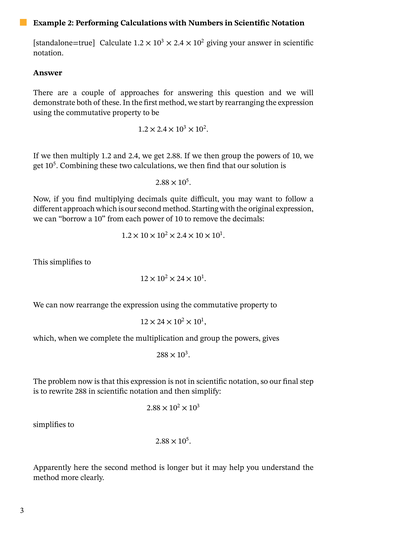Lesson: Number Operations in Scientific Notation | Nagwa