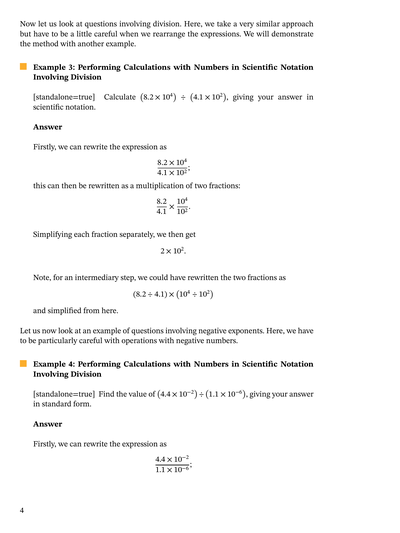 Lesson: Number Operations in Scientific Notation | Nagwa