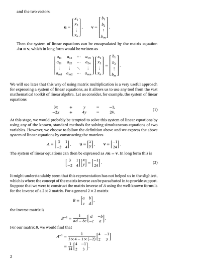 Lesson Solving A System Of Three Equations Using A Matrix Inverse Nagwa