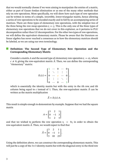 Lesson: LU Decomposition: Doolittle’s Method | Nagwa