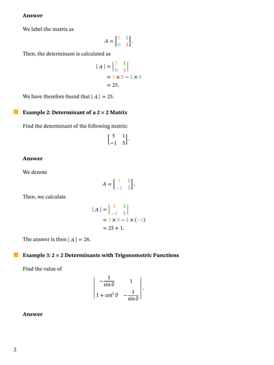 Lesson: Three-by-Three Determinants | Nagwa