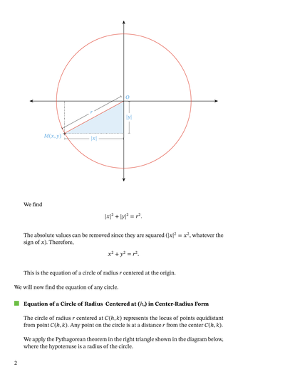 Lesson: Equation of a Circle | Nagwa