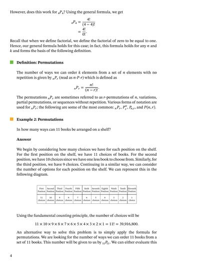 Lesson: Counting Using Permutations | Nagwa