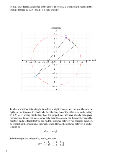 Lesson Loci In The Complex Plane Using The Modulus Nagwa