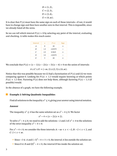 Lesson: Polynomial Inequalities | Nagwa