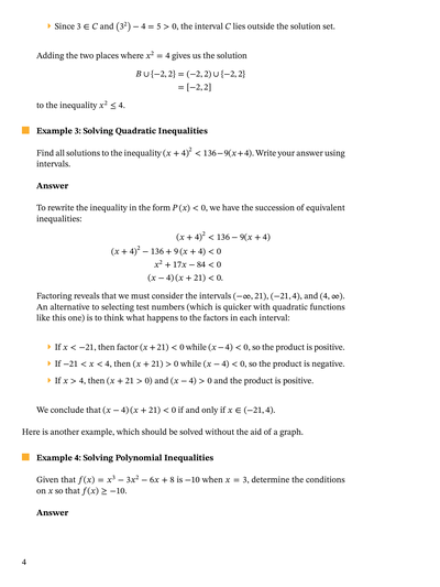 Lesson: Polynomial Inequalities | Nagwa