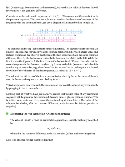 Lesson: Calculations with Arithmetic Sequences | Nagwa