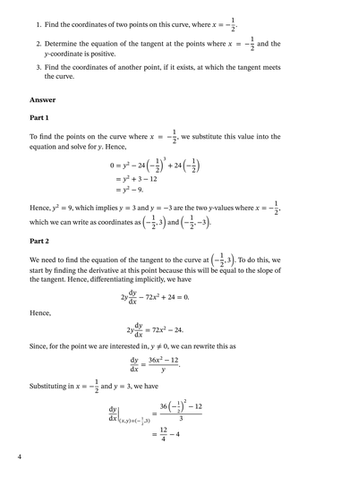 Lesson: Implicit Differentiation | Nagwa