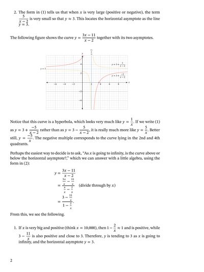 Lesson Graphs Of Rational Functions Nagwa