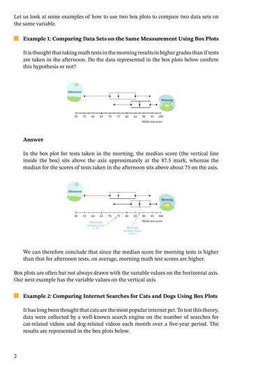 Lesson: Comparing Two Distributions Using Box Plots | Nagwa