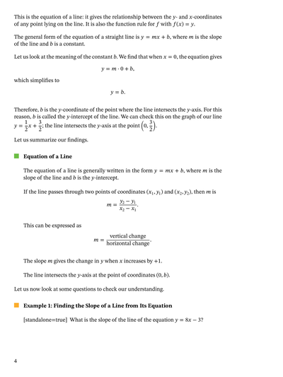 Lesson: Linear Functions in Different Forms | Nagwa