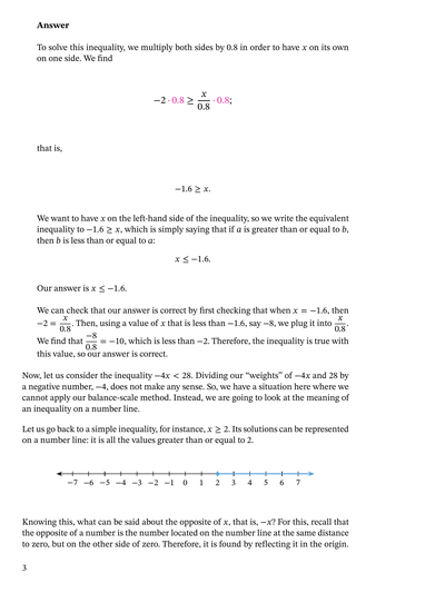 Lesson: One-step Inequalities: Multiplication or Division | Nagwa