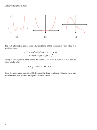 Lesson: Graphs of Polynomial Functions | Nagwa