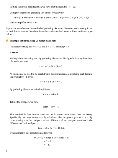 Lesson: Equating, Adding, and Subtracting Complex Numbers | Nagwa