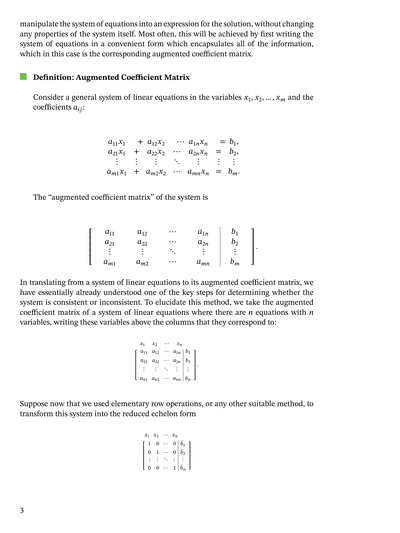 Lesson: Solution Cases of System of Linear Equations | Nagwa