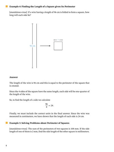 Lesson: Perimeter of Rectangles and Squares | Nagwa
