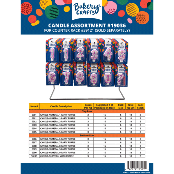 Candle Assortment 19036 | DecoPac