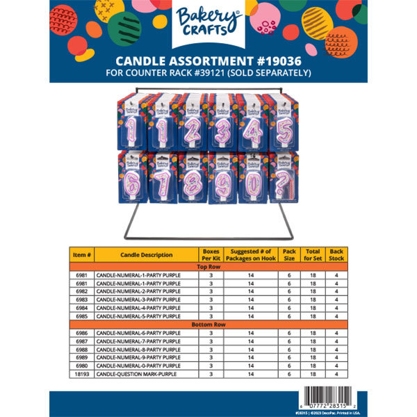 Candle Assortment 19036 | DecoPac