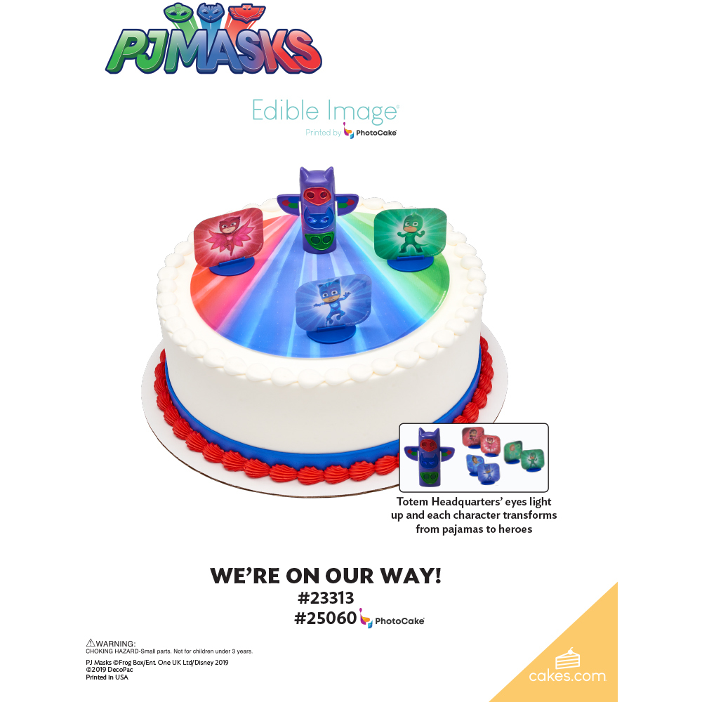 PJ Masks We're On Our Way! The Magic of Cakes® Page | DecoPac