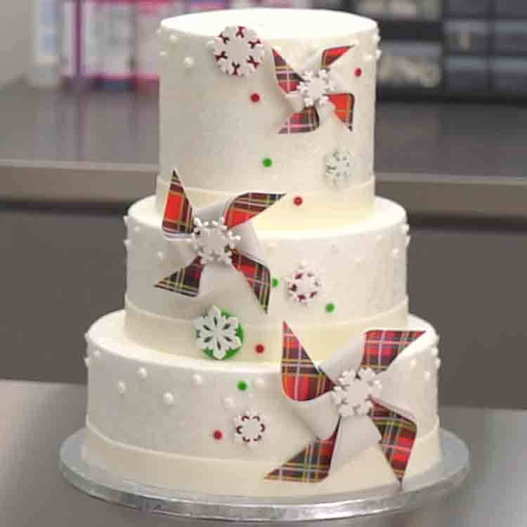 How to Decorate a Plaid Pinwheel Cake | DecoPac