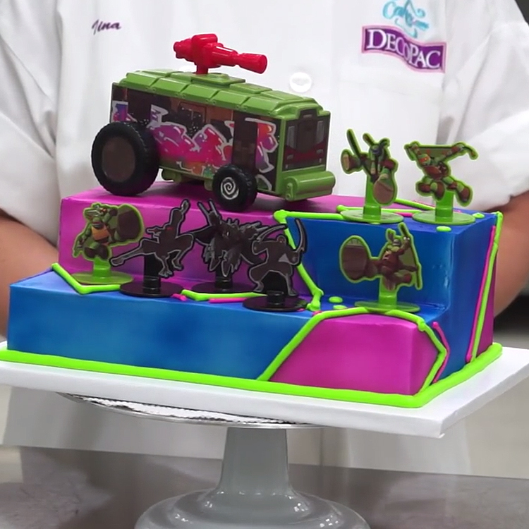 How-To Decorate Teenage Mutant Ninja Turtles Signature Cake DecoSet ...