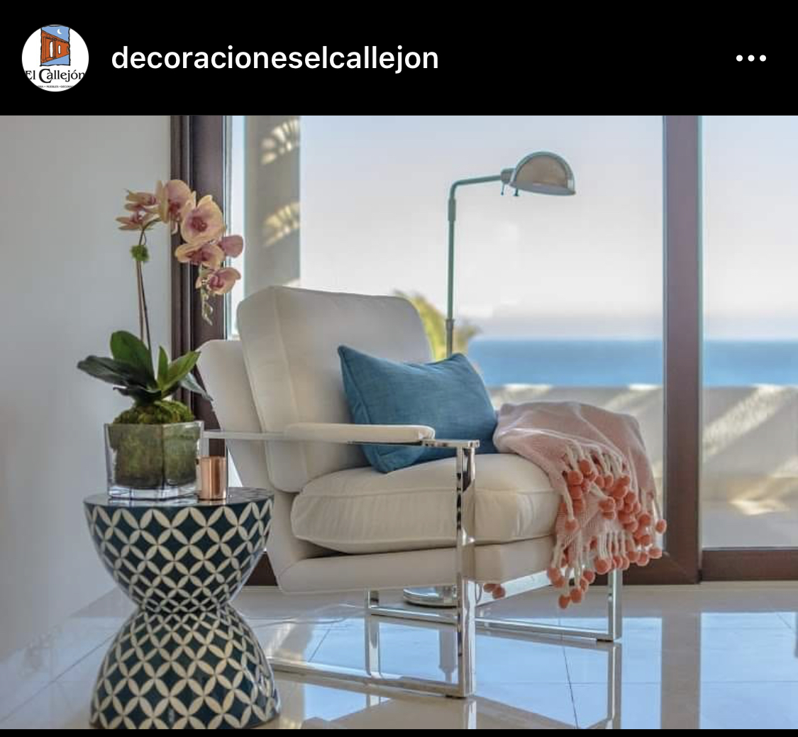 Classy Interior Design With Blue Accent Pieces | Decorilla